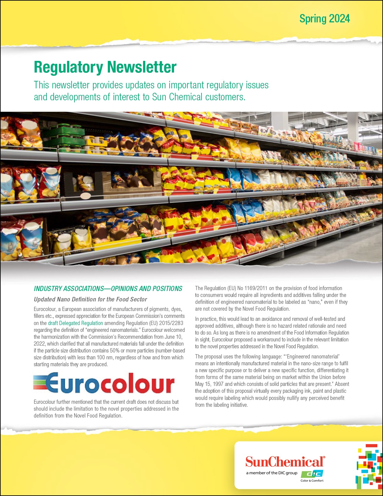 Regulatory Compliance | Sun Chemical